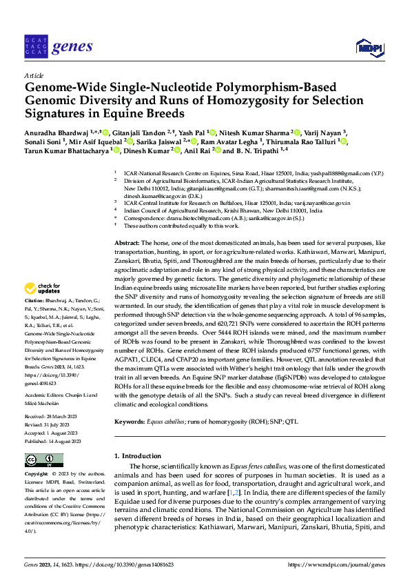 (PDF) Genome-Wide Single-Nucleotide Polymorphism-Based Genomic ...