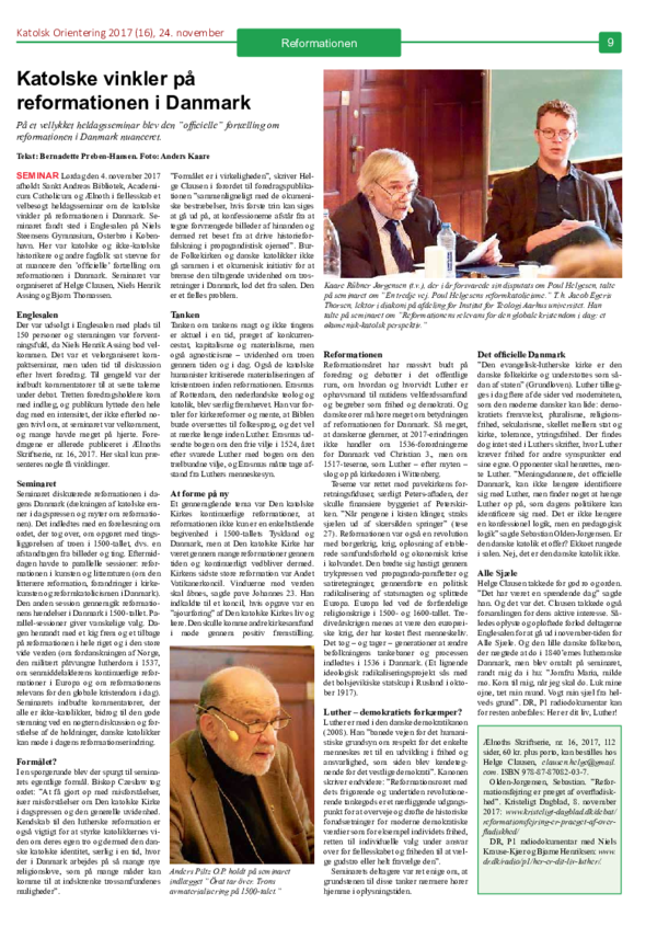 (PDF) Katolske vinkler på reformationen