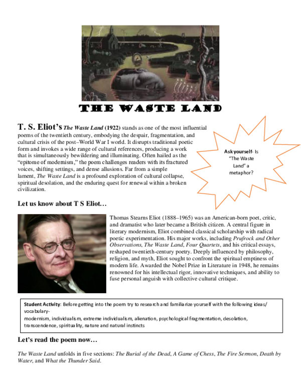 (PDF) The Waste Land
