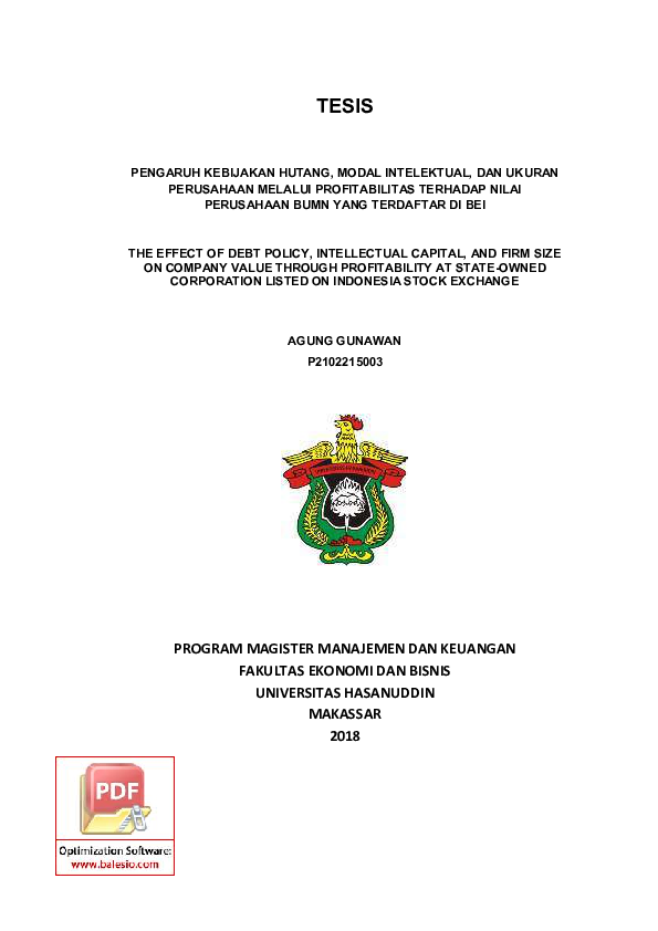 (PDF) TESIS AGUNG GUNAWAN