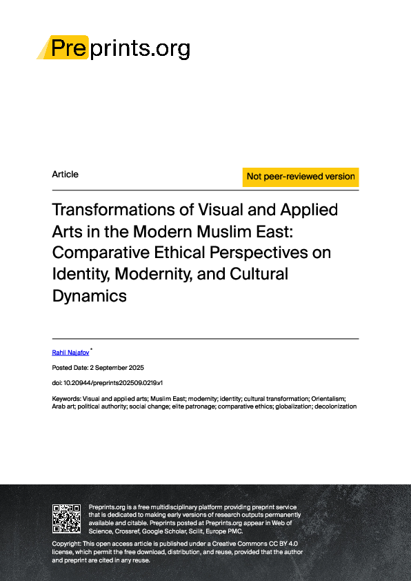 (PDF) Transformations of Visual and Applied Arts in the Modern Muslim ...