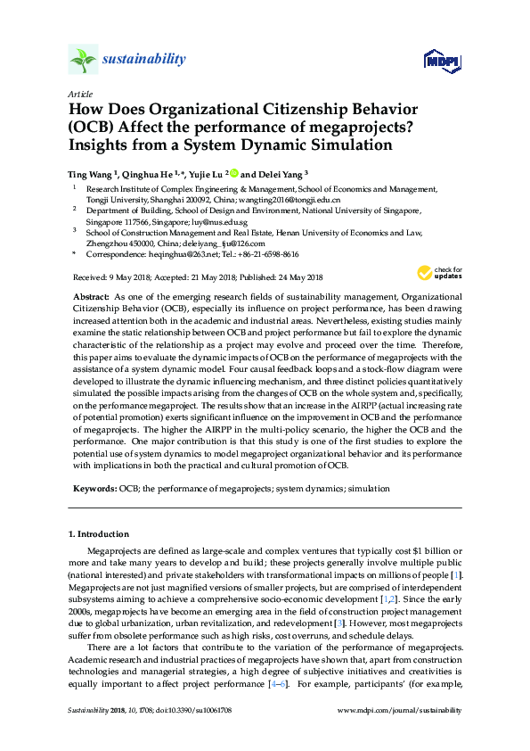 (PDF) How Does Organizational Citizenship Behavior (OCB) Affect the ...