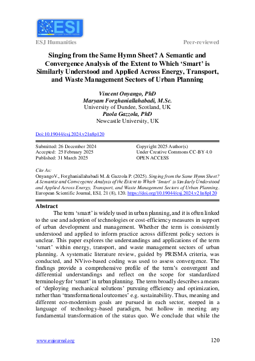 (PDF) Singing from the Same Hymn Sheet? A Semantic and Convergence ...