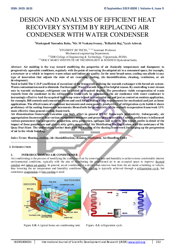 (PDF) Design and Analysis of Efficient Heat Recovery System by ...