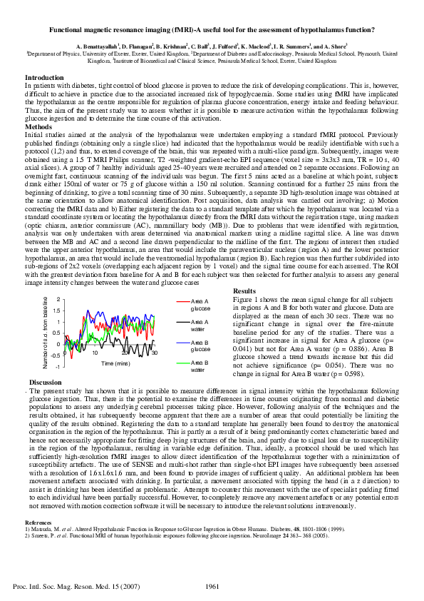 (PDF) Functional magnetic resonance imaging (fMRI)-A useful tool for ...