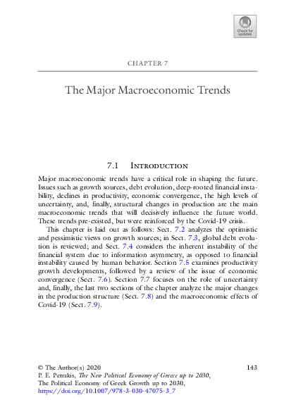 (PDF) The Major Macroeconomic Trends