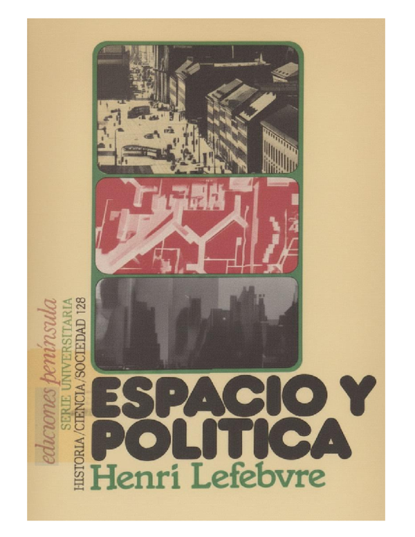 (PDF) Henri Lefebvre - El Derecho a la Ciudad