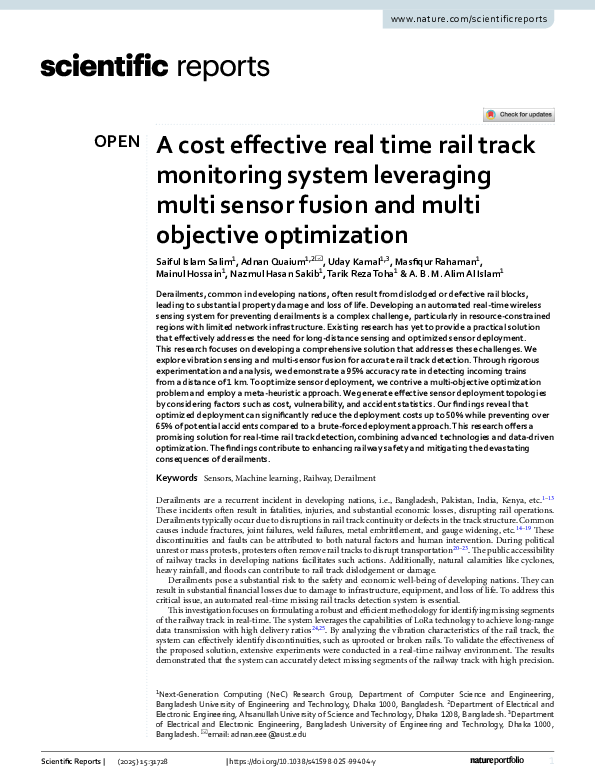 (PDF) A cost effective real time rail track monitoring system ...
