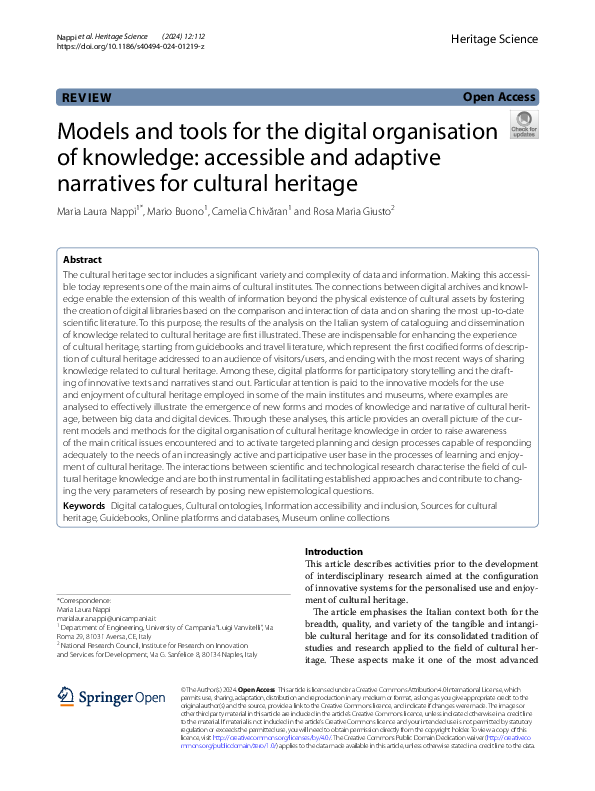 (PDF) Models and tools for the digital organisation of knowledge ...