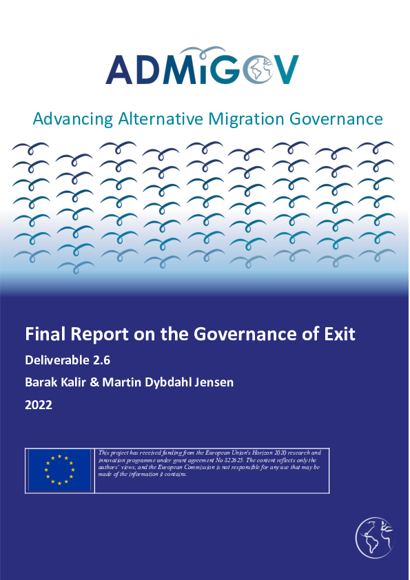 (PDF) Final Report on the Governance of Exit, AdMiGov Deliverable 2.6