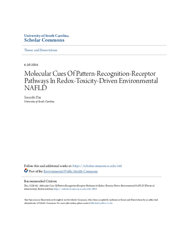(PDF) Molecular cues of pattern-recognition-receptor pathways in redox ...
