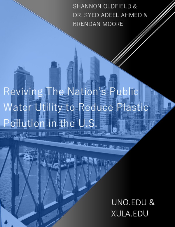 (PDF) Reviving the Nation’s Public Water Utilities to Reduce Plastic ...