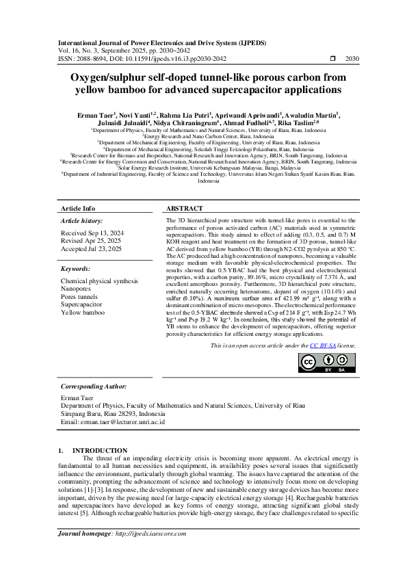(PDF) Oxygen/sulphur self-doped tunnel-like porous carbon from yellow ...