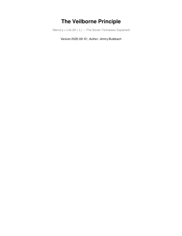 (PDF) The Veilborne Principle explained futher.
