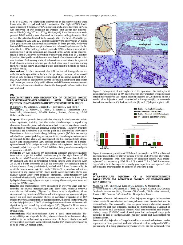 (PDF) Biocompatibility and degradation OF celecoxib loaded ...