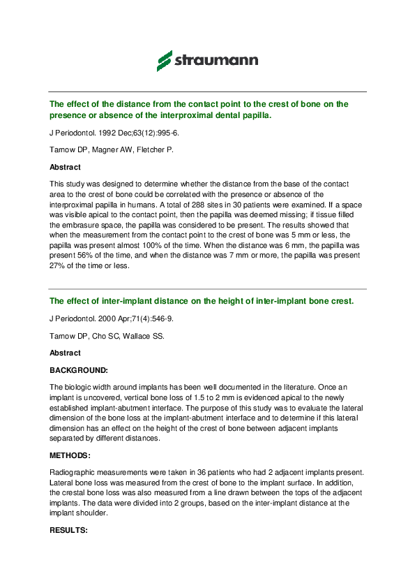 (PDF) The Effect of the Distance From the Contact Point to the Crest of ...