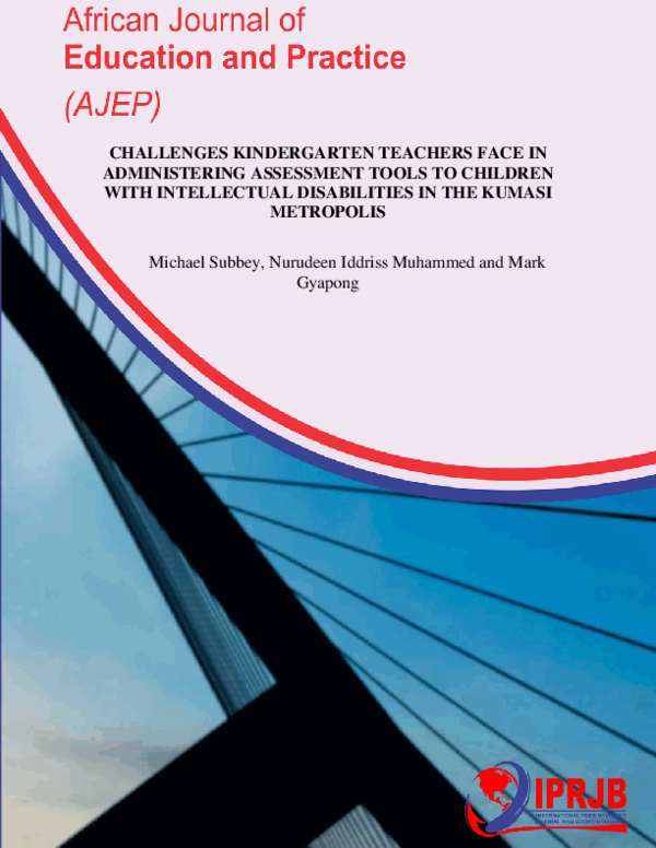 (PDF) Challenges Kindergarten Teachers Face in Administering Assessment ...