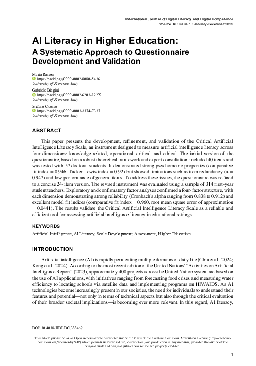 (PDF) A Systematic Approach to Questionnaire Development and Validation