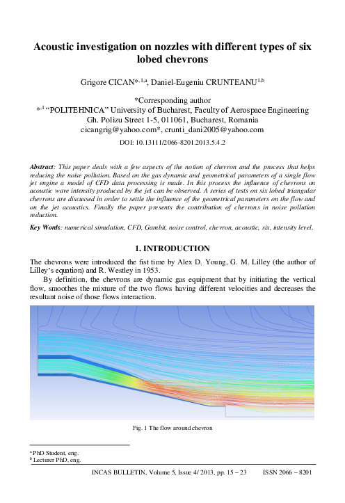(PDF) Acoustic investigation on nozzles with different types of six ...
