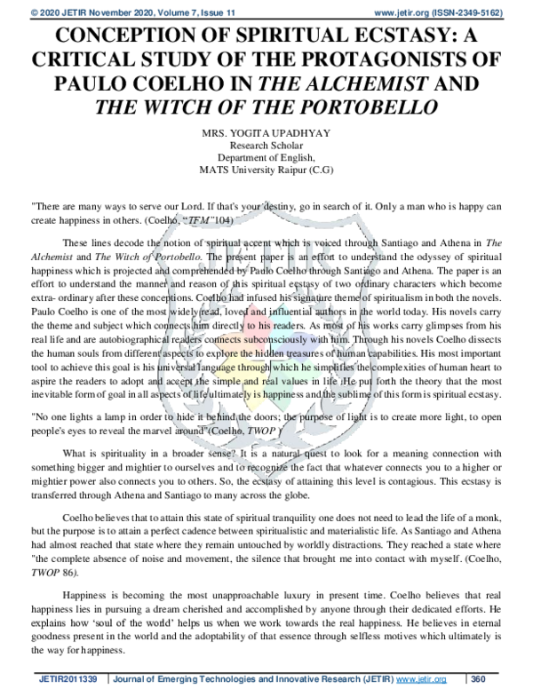 (PDF) Conception of Spiritual Ecstasy: A Critical Study of the ...