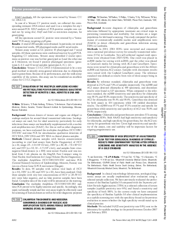 (PDF) P5.089 Confirmation of High Specificity of an Automated ELISA ...