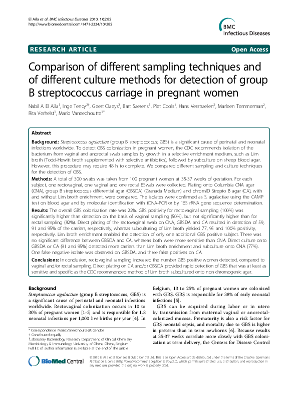 (PDF) Comparison of different sampling techniques and of different ...