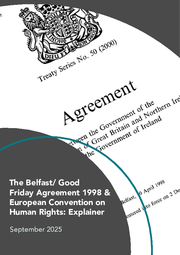 (PDF) The Belfast/ Good Friday Agreement 1998 & European Convention on ...