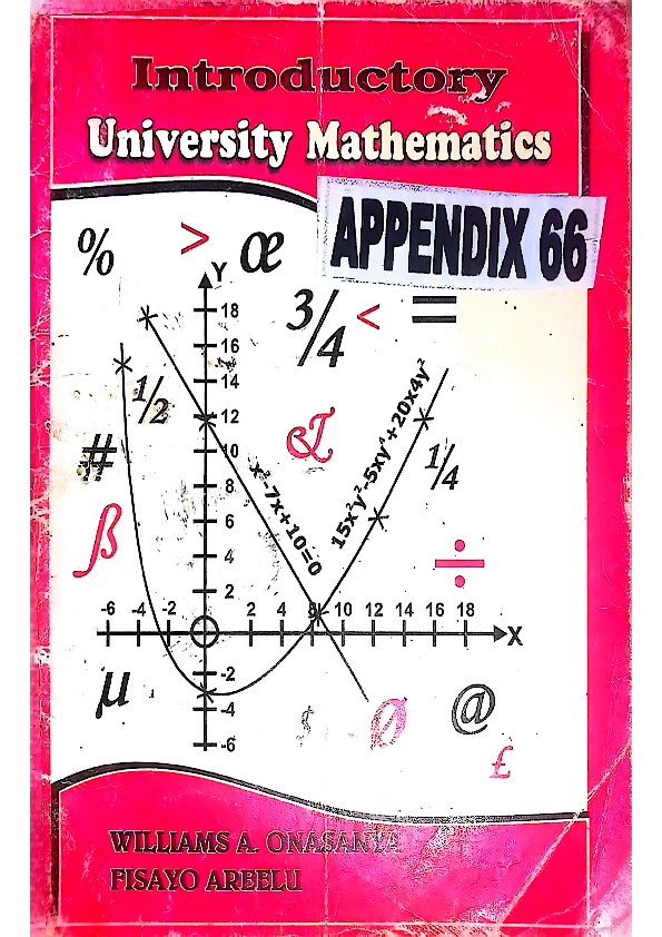 (PDF) Introductory University Mathematics