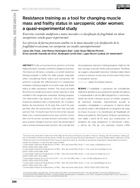 (PDF) Resistance training as a tool for changing muscle mass and ...