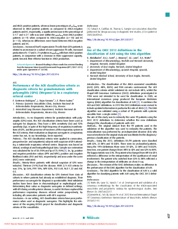 (PDF) Performance of the ACR classification criteria as diagnostic ...