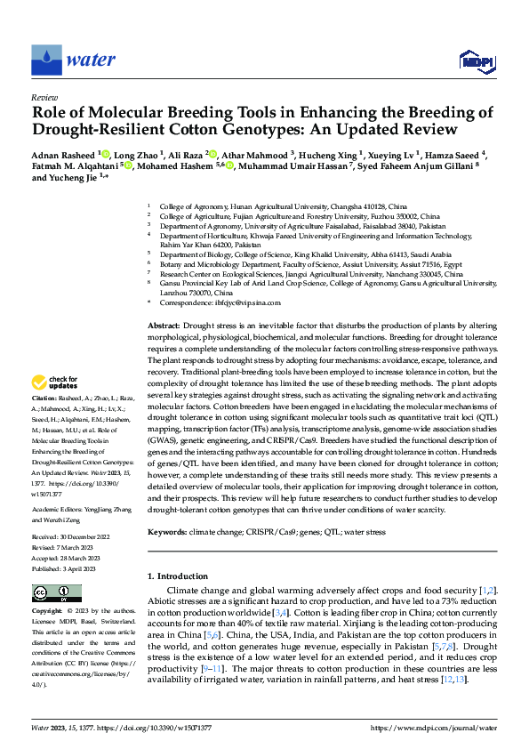 (PDF) Role of Molecular Breeding Tools in Enhancing the Breeding of ...