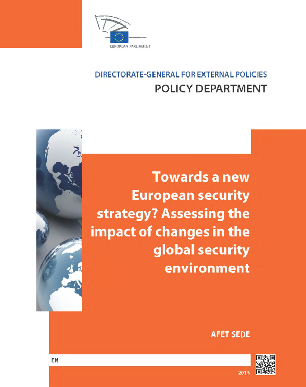 (PDF) Towards a new European security strategy? Assessing the impact of ...