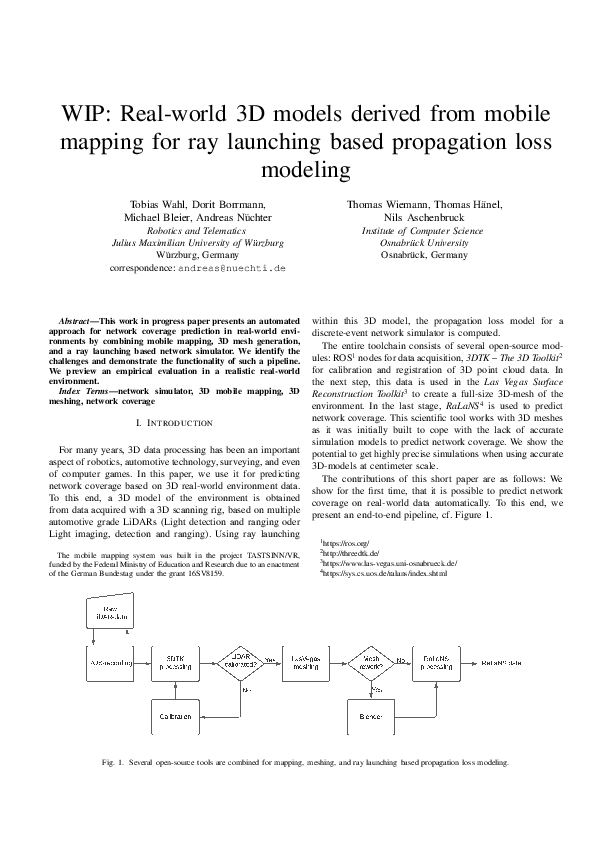 (PDF) WIP: Real-world 3D models derived from mobile mapping for ray ...