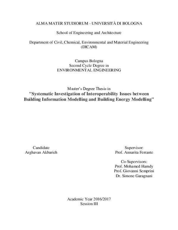 (PDF) Developing a systematic approach to investigate interoperability issues between Building ...