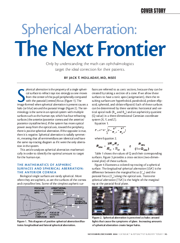(PDF) Spherical Aberration : The Next Frontier