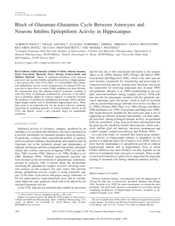 (PDF) Involved in Trigeminal Neuropathic Pain Mechanisms Astroglia in ...