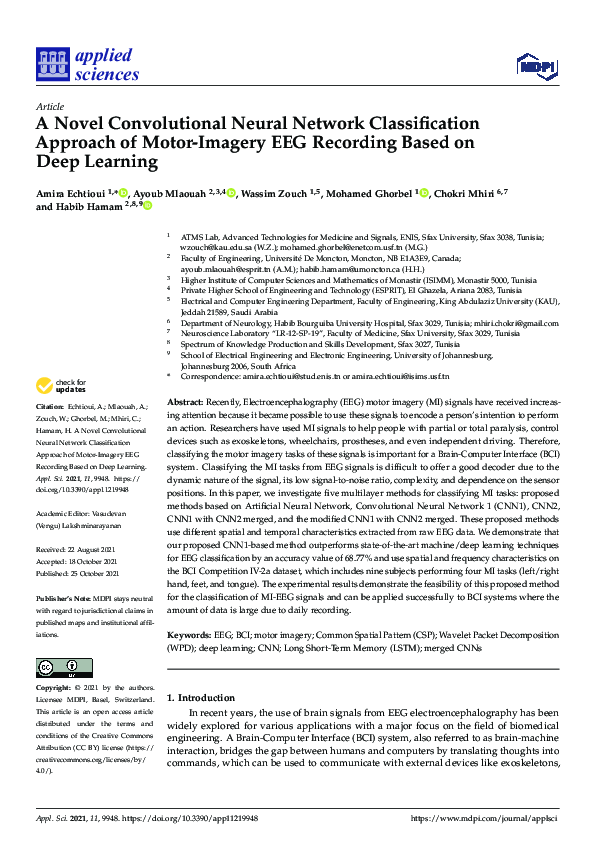 (PDF) A Novel Convolutional Neural Network Classification Approach of ...