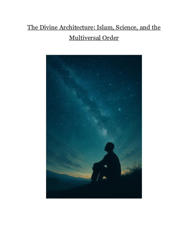 (PDF) The Divine Architecture: Islam, Science, and the Multiversal Order