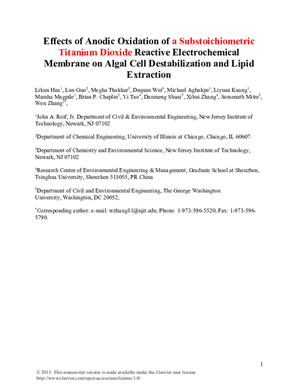 (PDF) Effects of anodic oxidation of a substoichiometric titanium ...