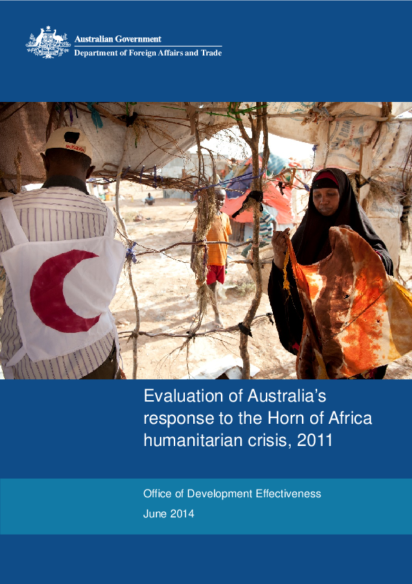 (PDF) Australia’s response to the Horn of Africa humanitarian crisis, 2011