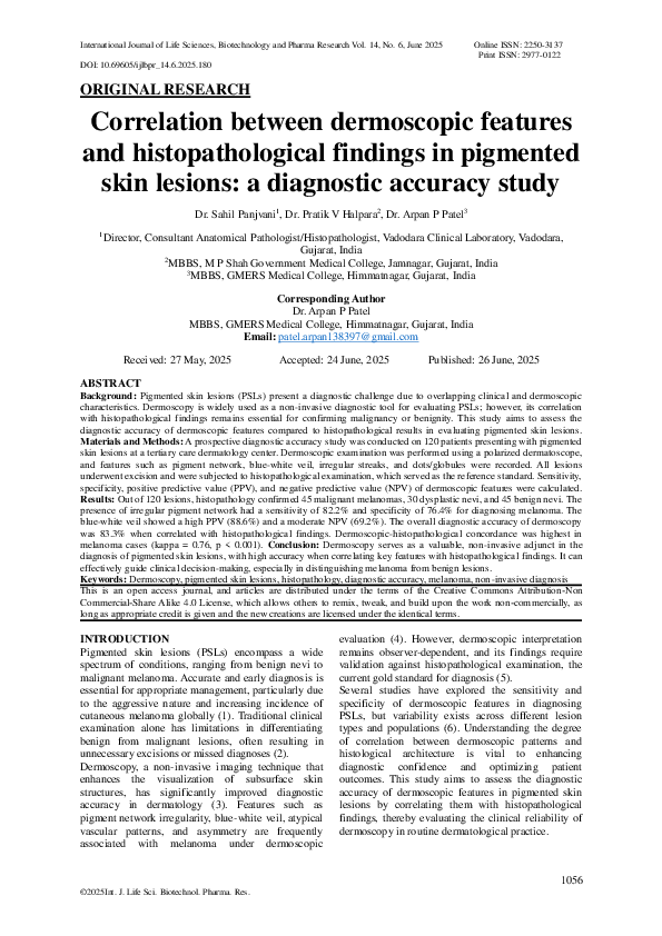 (PDF) Correlation between dermoscopic features and histopathological ...
