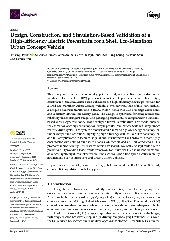 (PDF) Design, Construction, and Simulation-Based Validation of a High ...