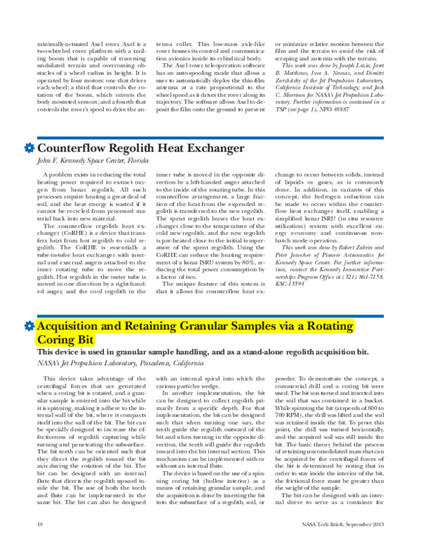 (PDF) Acquisition and Retaining Granular Samples via a Rotating Coring Bit