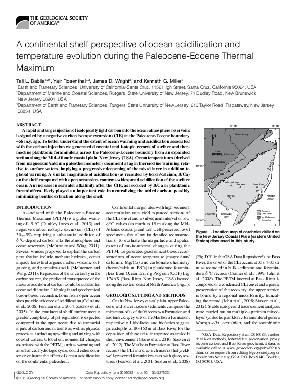 (PDF) A continental shelf perspective of ocean acidification and ...