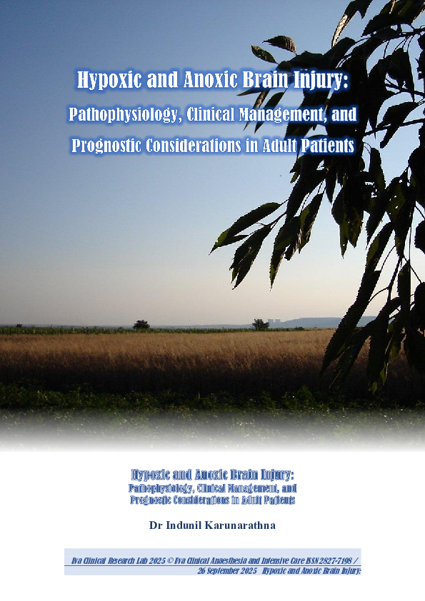 (PDF) Hypoxic and Anoxic Brain Injury: Pathophysiology, Clinical ...
