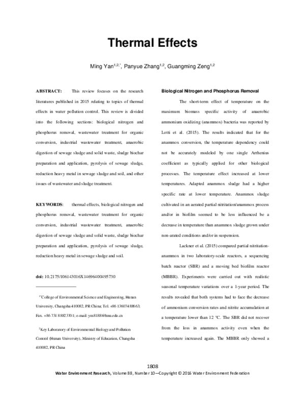 (PDF) Thermal Effects