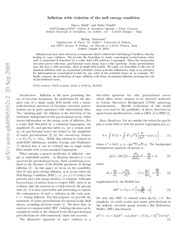 (PDF) Super Inflation