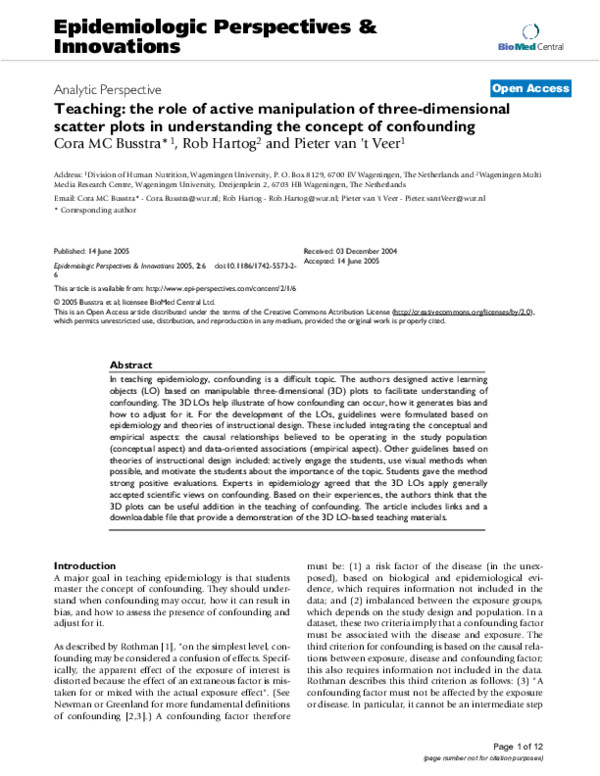 (PDF) Teaching: the role of active manipulation of three-dimensional ...