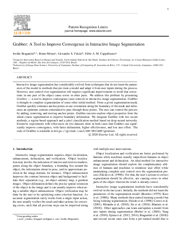 (PDF) Grabber: A tool to improve convergence in interactive image segmentation