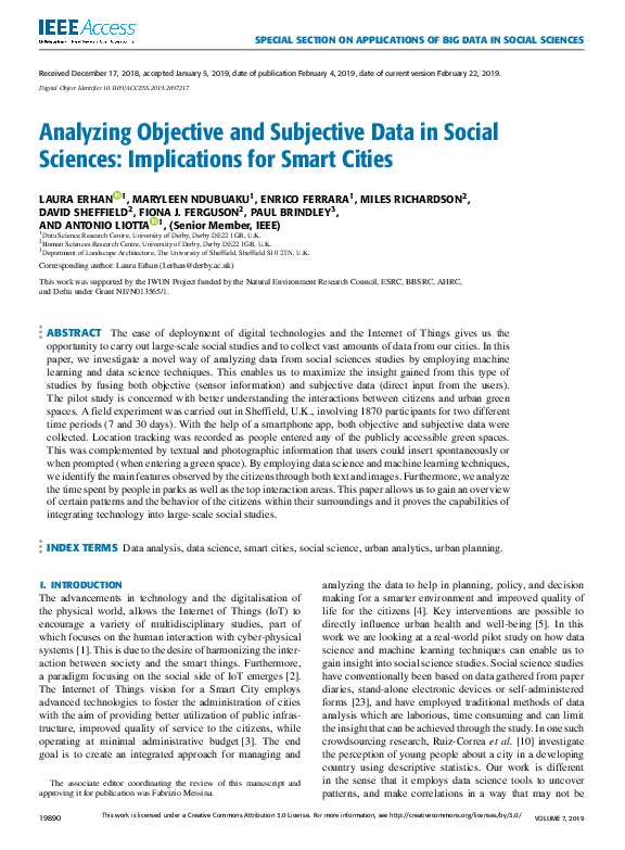 (PDF) Analyzing Objective and Subjective Data in Social Sciences ...